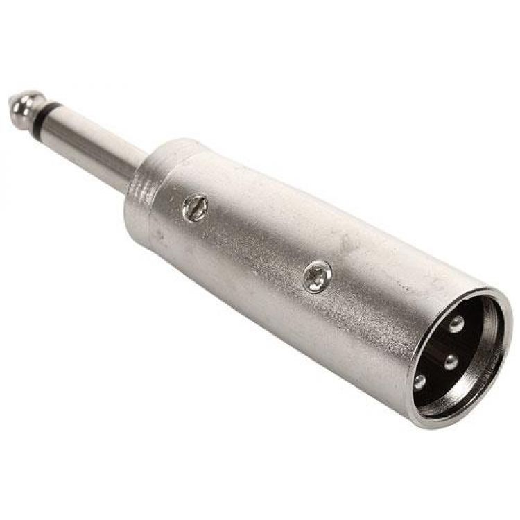 6.3mm to Cannon Monoaural Plug Adapter - Audio Connecto