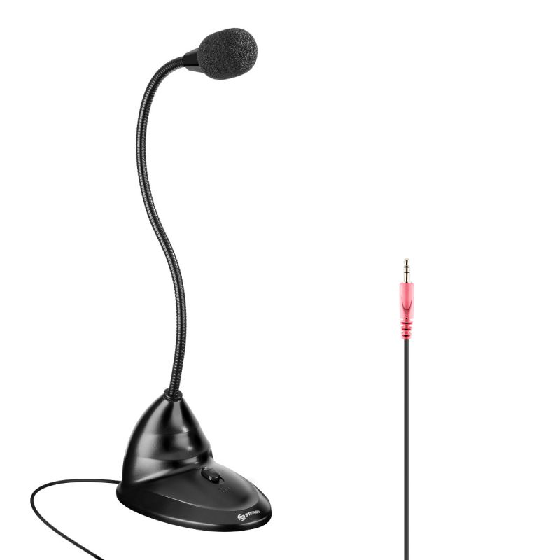 Flexible Neck Microphone for PC or Laptop - Ideal for C