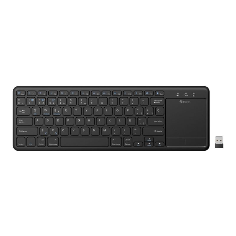 Teclado Bluetooth* / RF con touchpad, multiequipo Stere