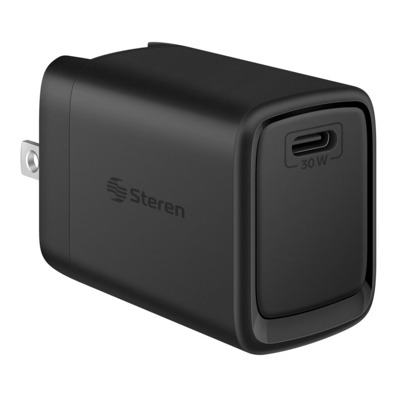 Cargador GaN USB C PD 30 W Steren Tienda en Línea