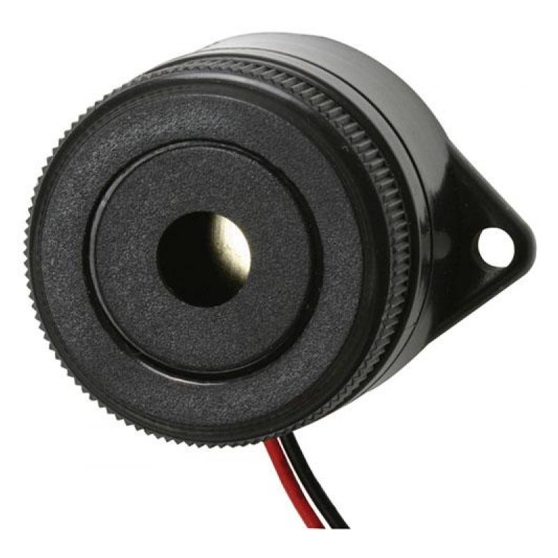 Buzzer de 3,7 kHz, de 3 a 24 Vcc, con señal de tono con